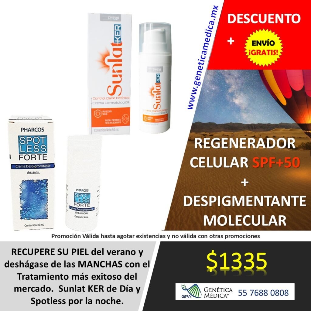 Tratamiento Despigmentante Spotless Forte + Sunlatker® - manchas